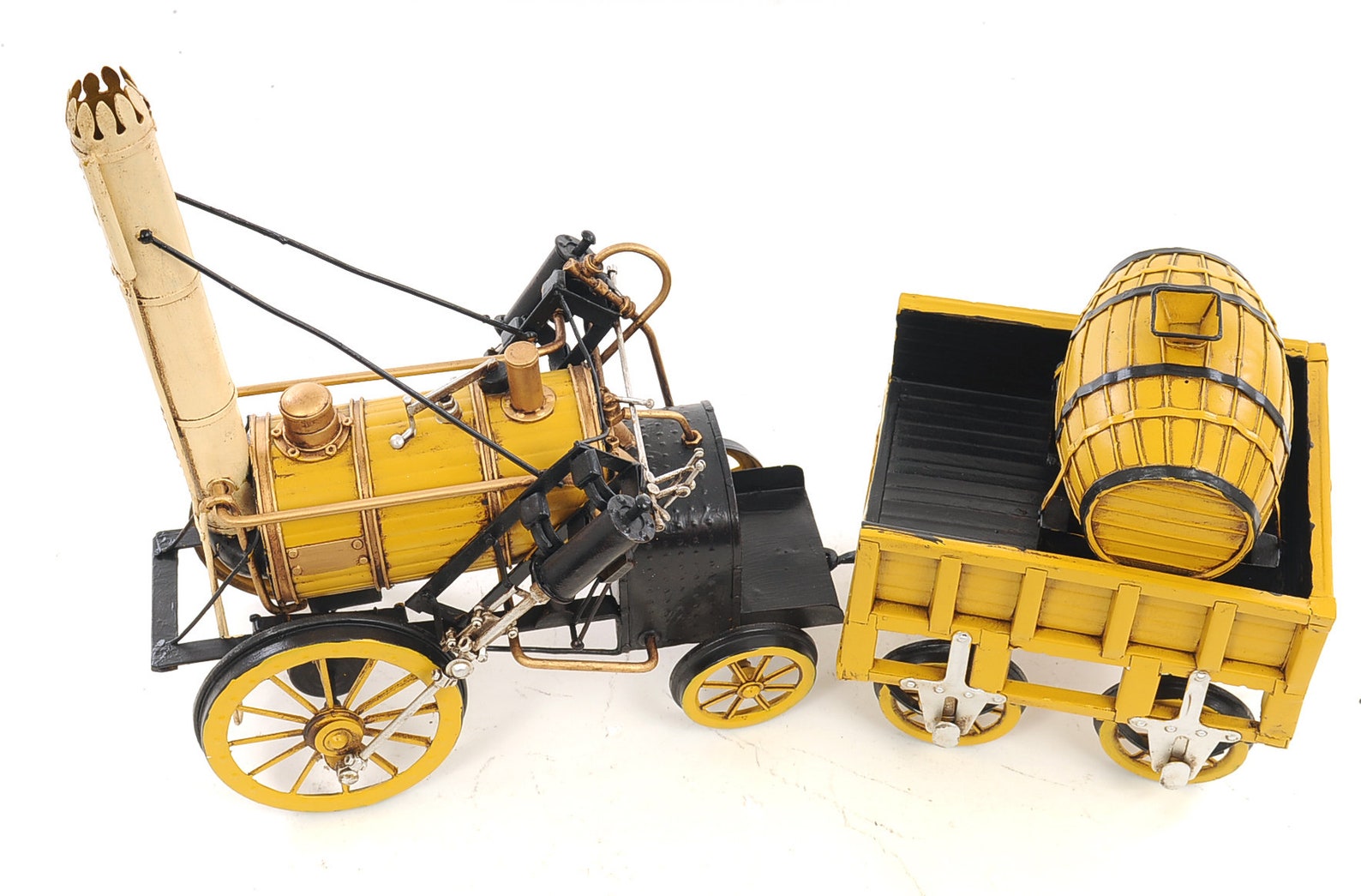 1829 Yellow Stephenson Rocket Steam Locomotive - Etsy
