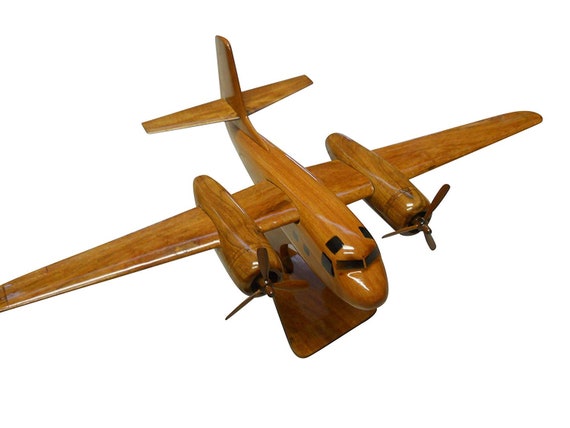 E2 Mahogany Wood Desktop Airplane Model | Etsy