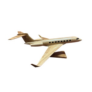 Gulfstream 650 Mahogany Wood Desktop Airplane Model - Etsy