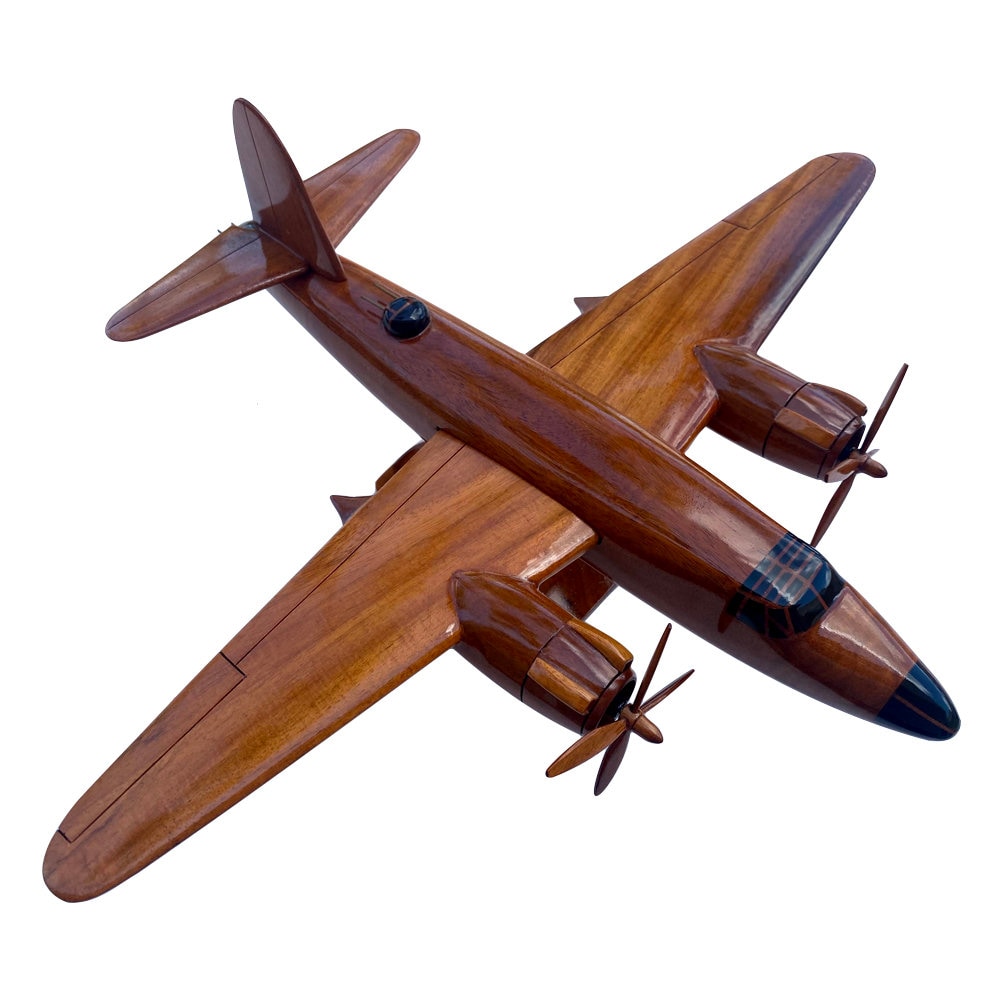 B26 Marauder Mahogany Wood Desktop Airplane Model | Etsy