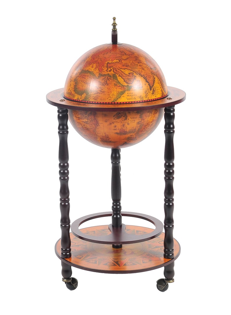 Globe Bar Table 330mm 4 Legs Stand Red - Etsy