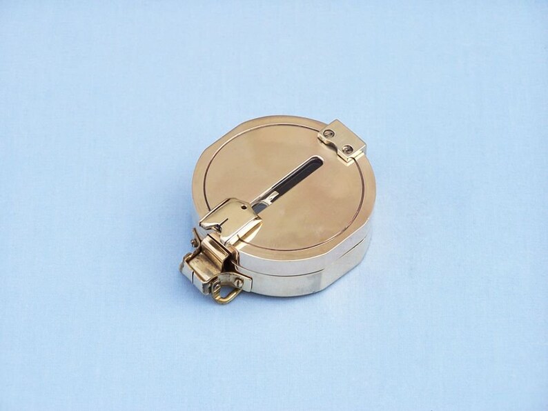 Solid Brass Clinometer Compass 4 - Etsy
