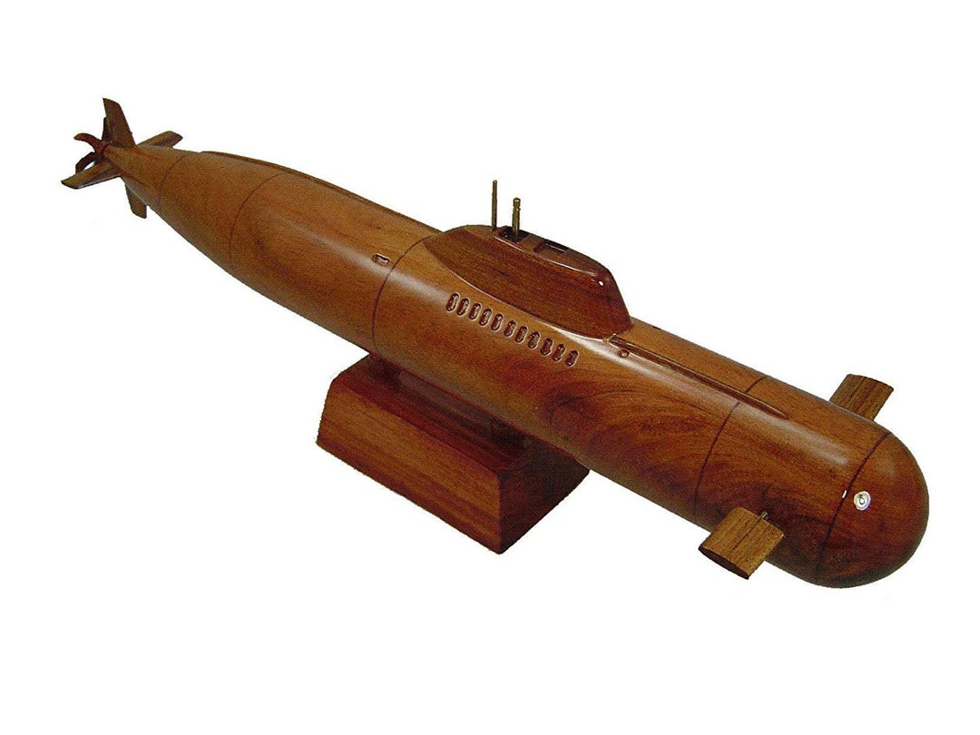 Red Star Submarine Mahogany Wood Desktop Submarine Model - Etsy