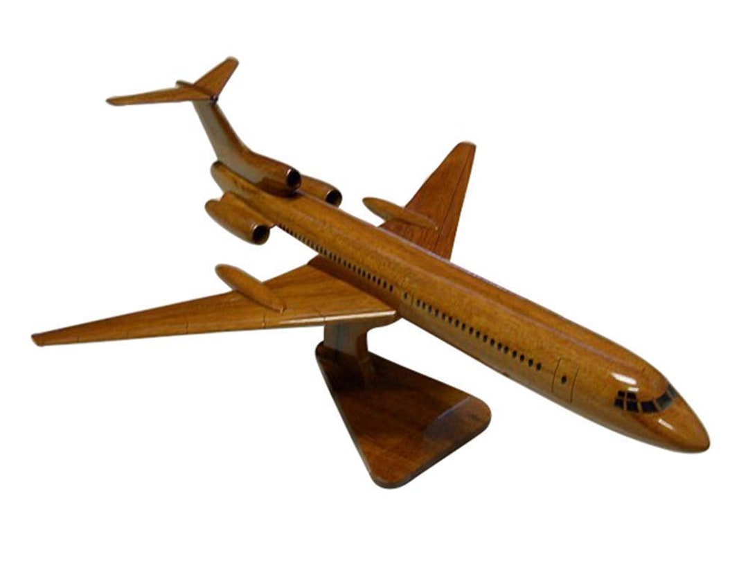 TU154 Mahogany Wood Desktop Airplane Model - Etsy