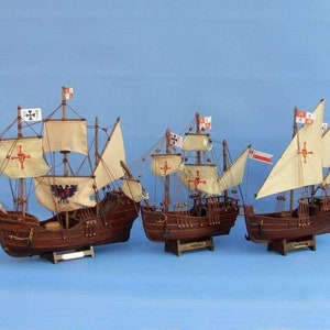 Wooden Pinta Model Ship 12 - Etsy