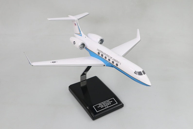 Gulfstream C-37A G-550 USAF Wood Desktop Model Custom Made for - Etsy