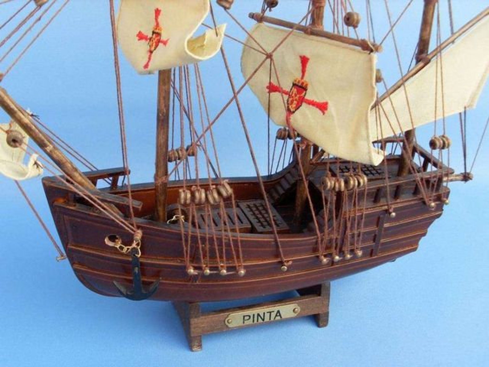 Wooden Pinta Model Ship 12 - Etsy