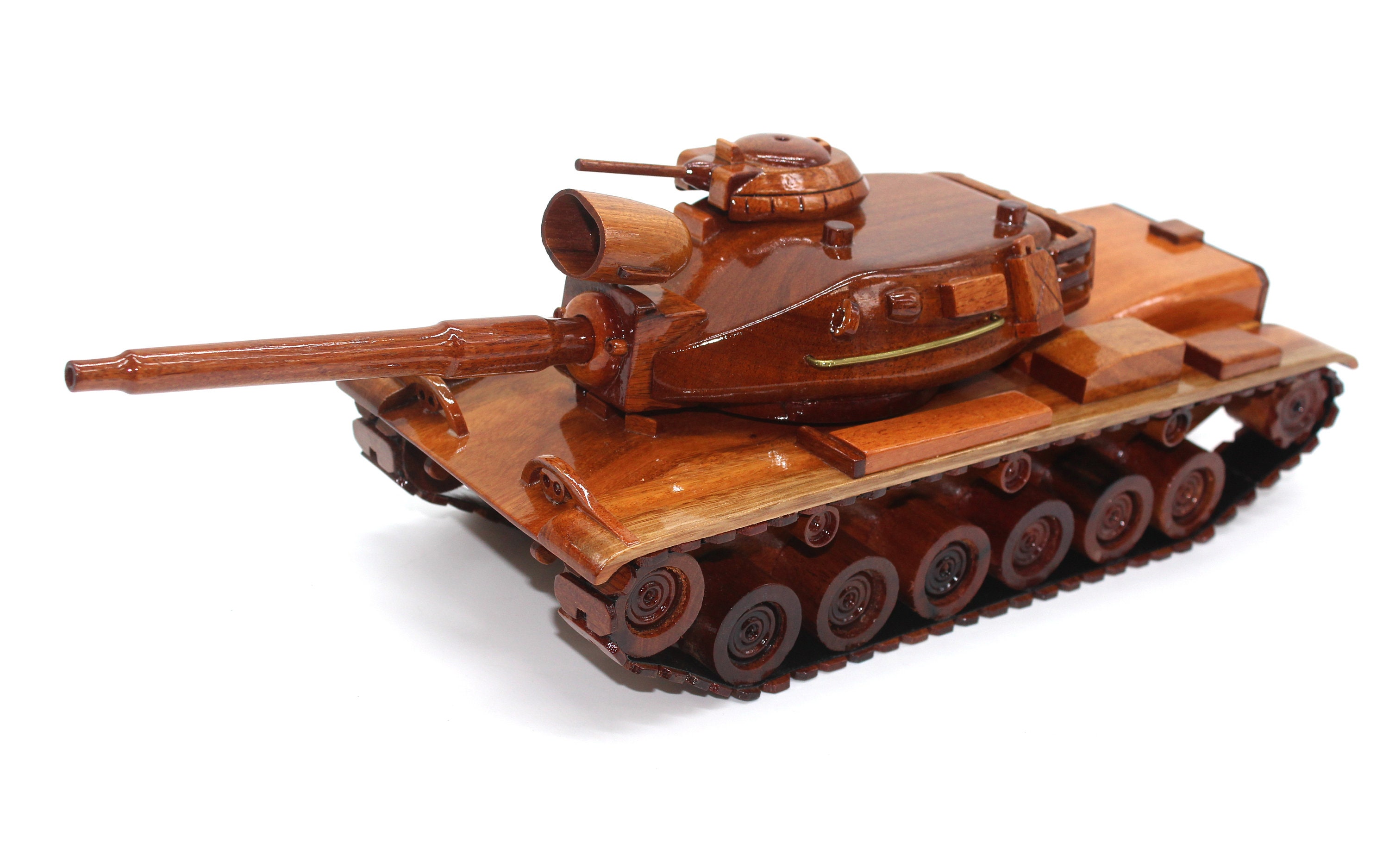 M60 Patton Tank Mahogany Wood Desktop Model | Etsy