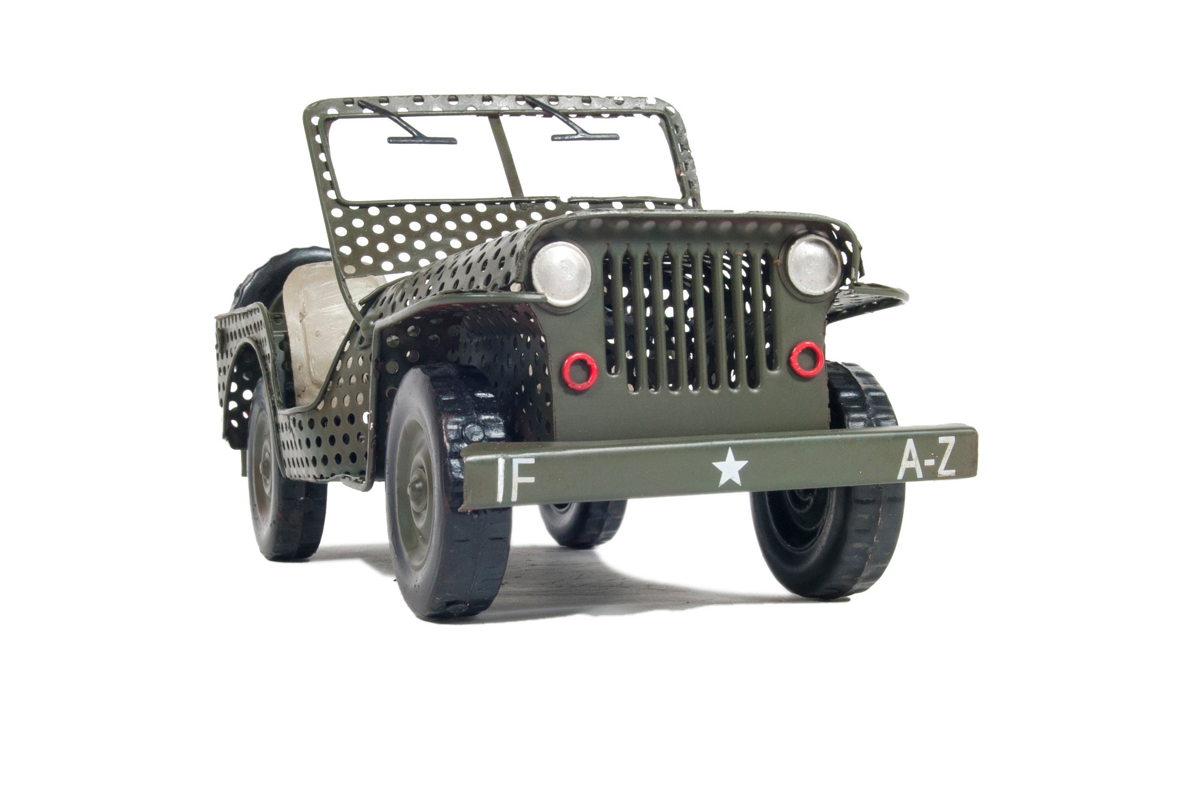 1945 Willys CJ-2A Overland Open Frame Jeep Model - Etsy