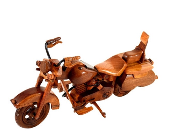 Wooden Handmade Harley Davidson Motorcycle Replica Model - Etsy
