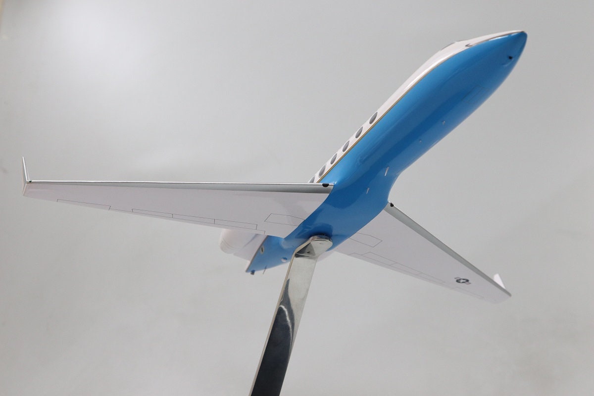 Gulfstream C-37A G-550 USAF Wood Desktop Model Custom Made for | Etsy