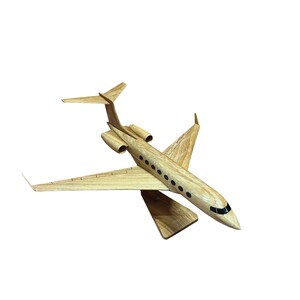 Gulfstream 650 Mahogany Wood Desktop Airplane Model - Etsy