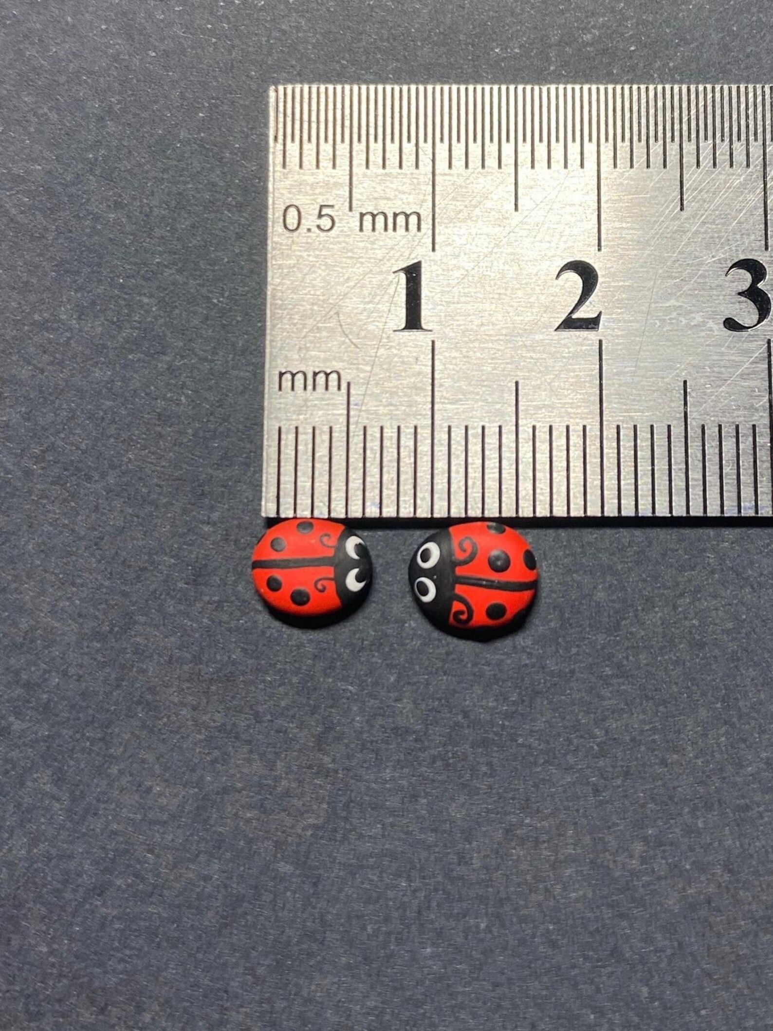 Super Tiny Ladybugs Hand Painted - Etsy
