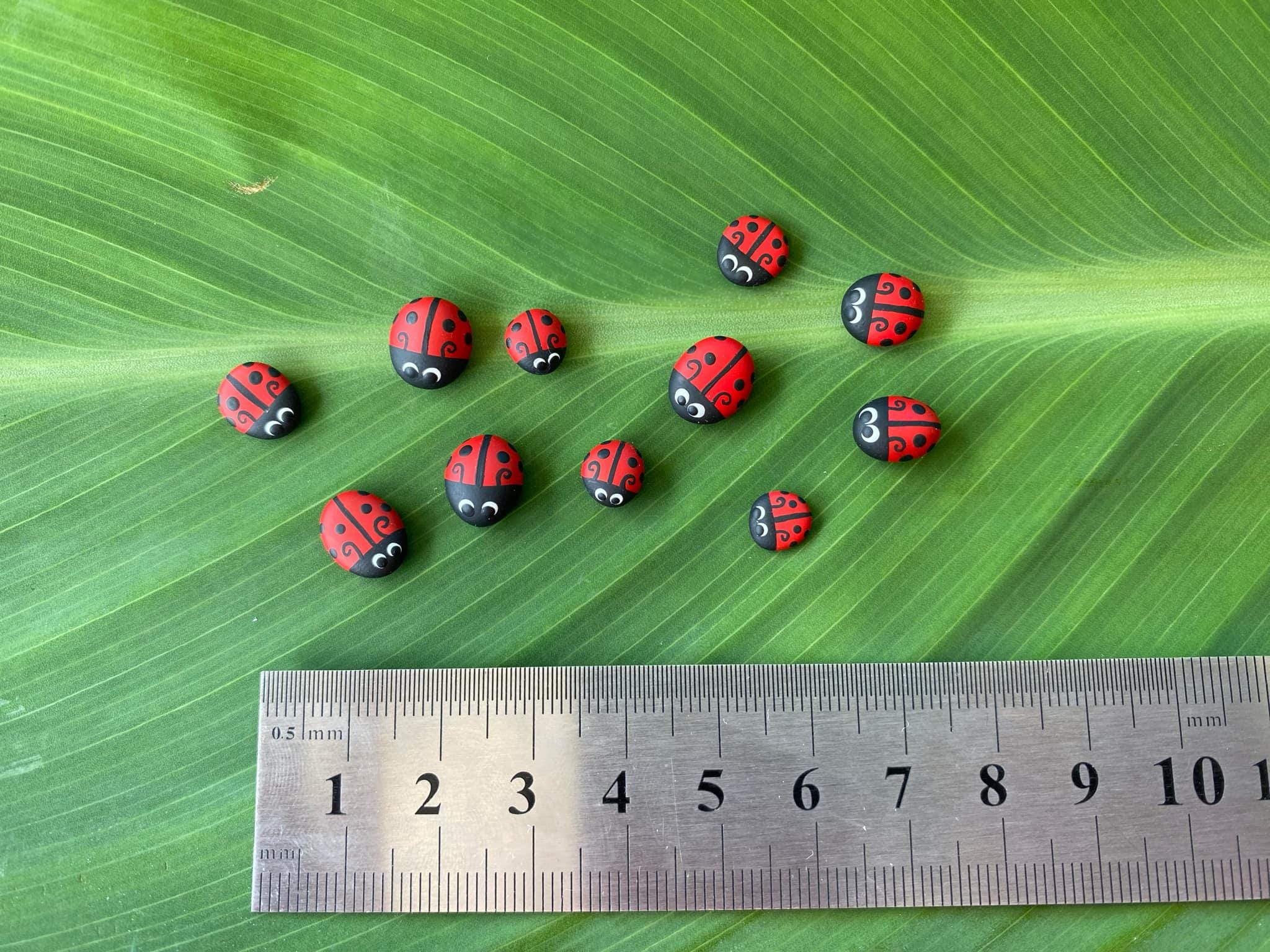 Super Tiny Ladybugs Hand Painted - Etsy