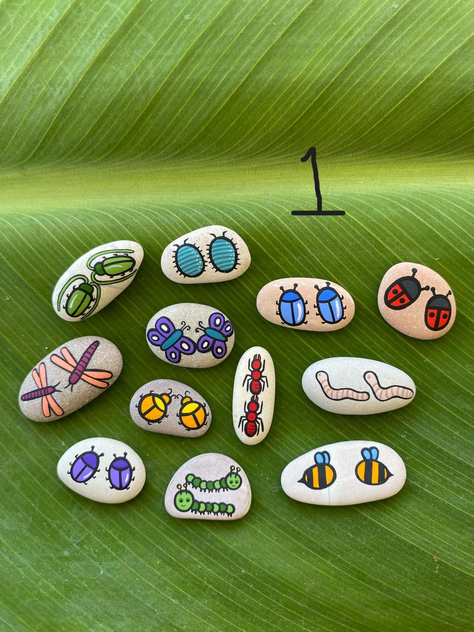 12 Pack of Miniature Hand Painted Bugs and Critters - Best Friends ...