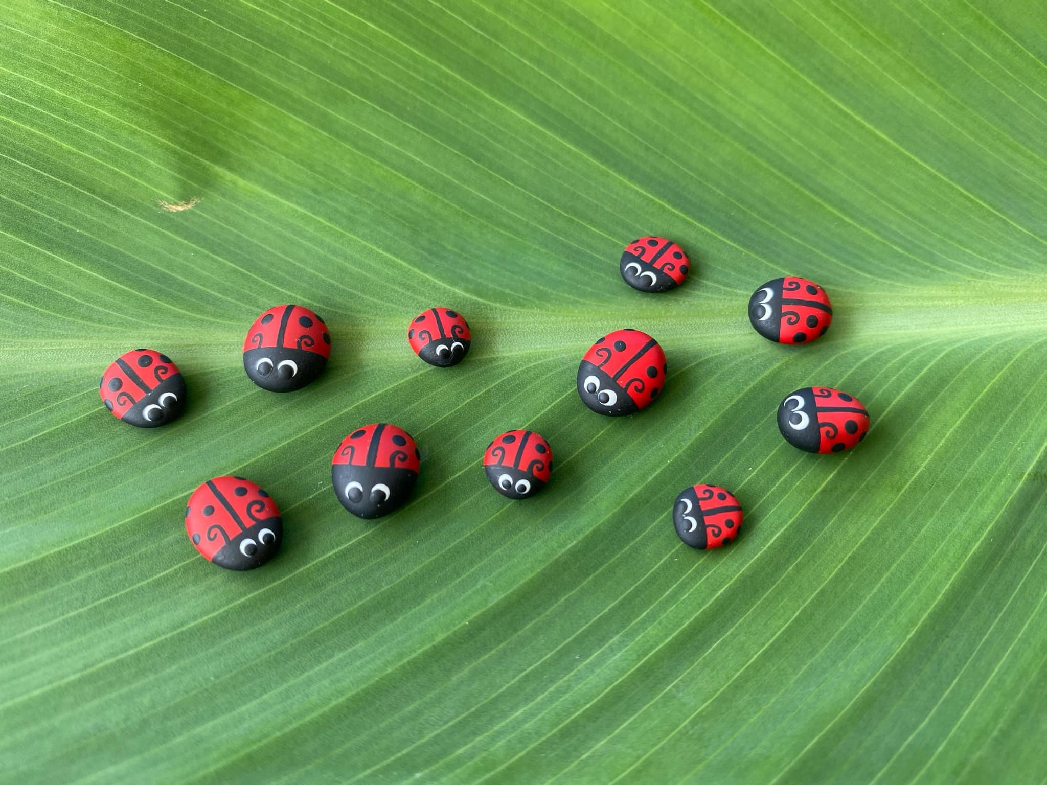 Super Tiny Ladybugs Hand Painted - Etsy