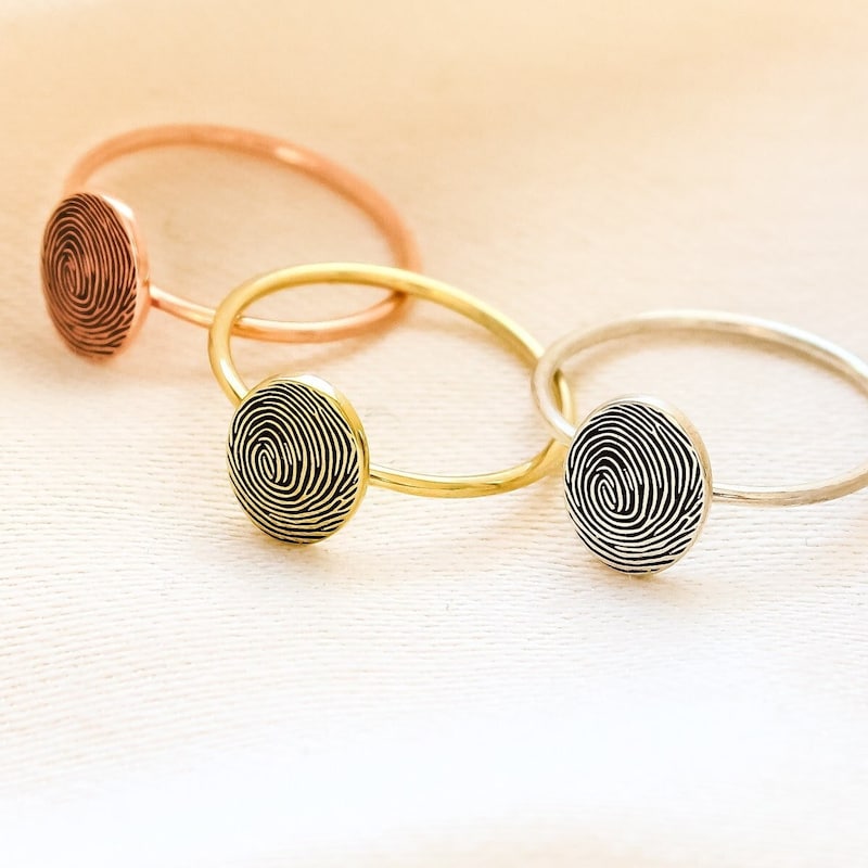 Fingerprint Jewelry - Etsy