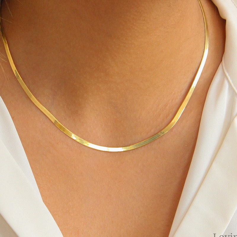 Snake Dainty Necklace - Etsy