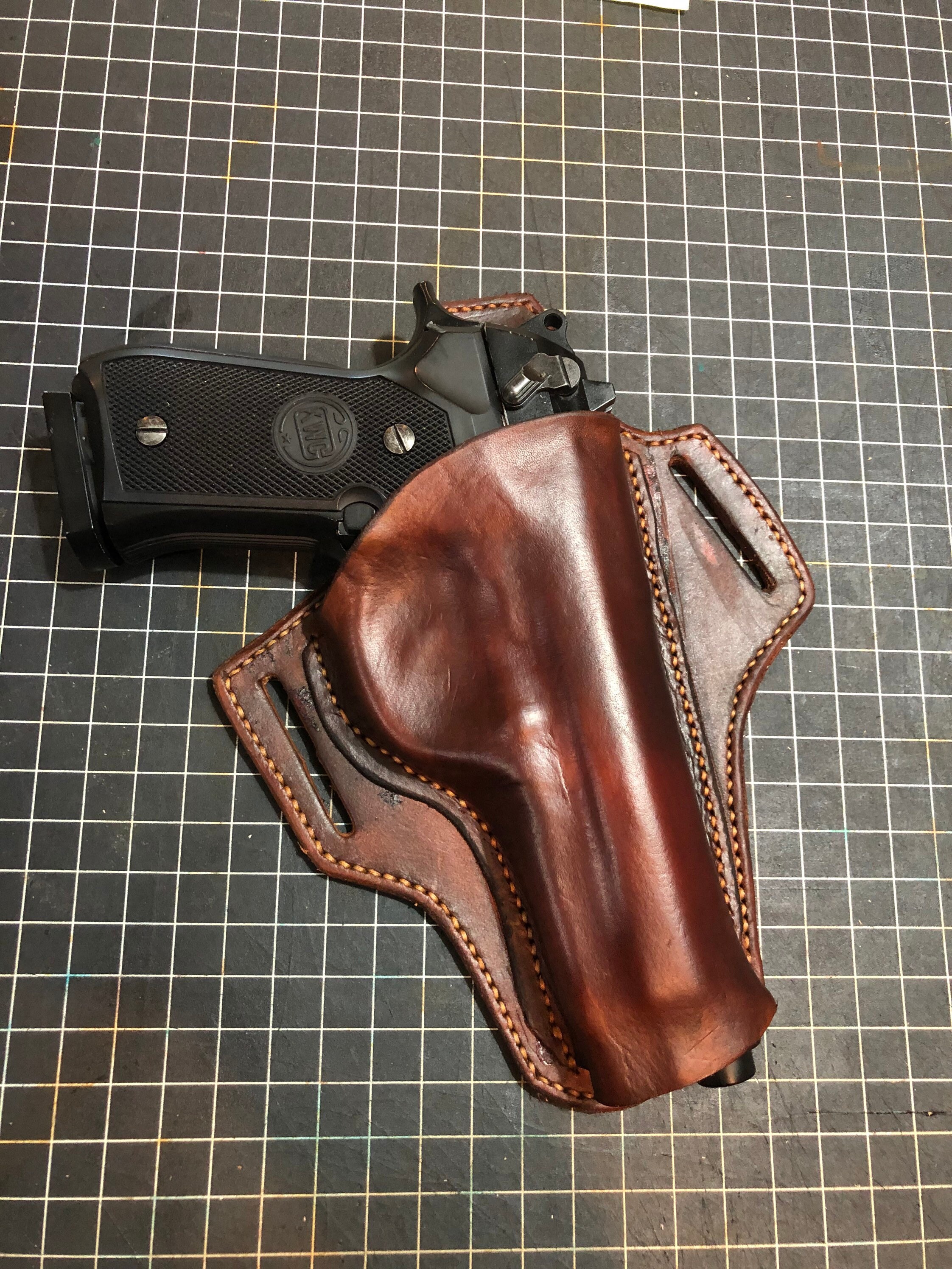 Pancake-style Wet Moulded Pistol Holster - Etsy