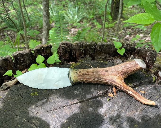 Flint Knapped Stone Knife. - Etsy