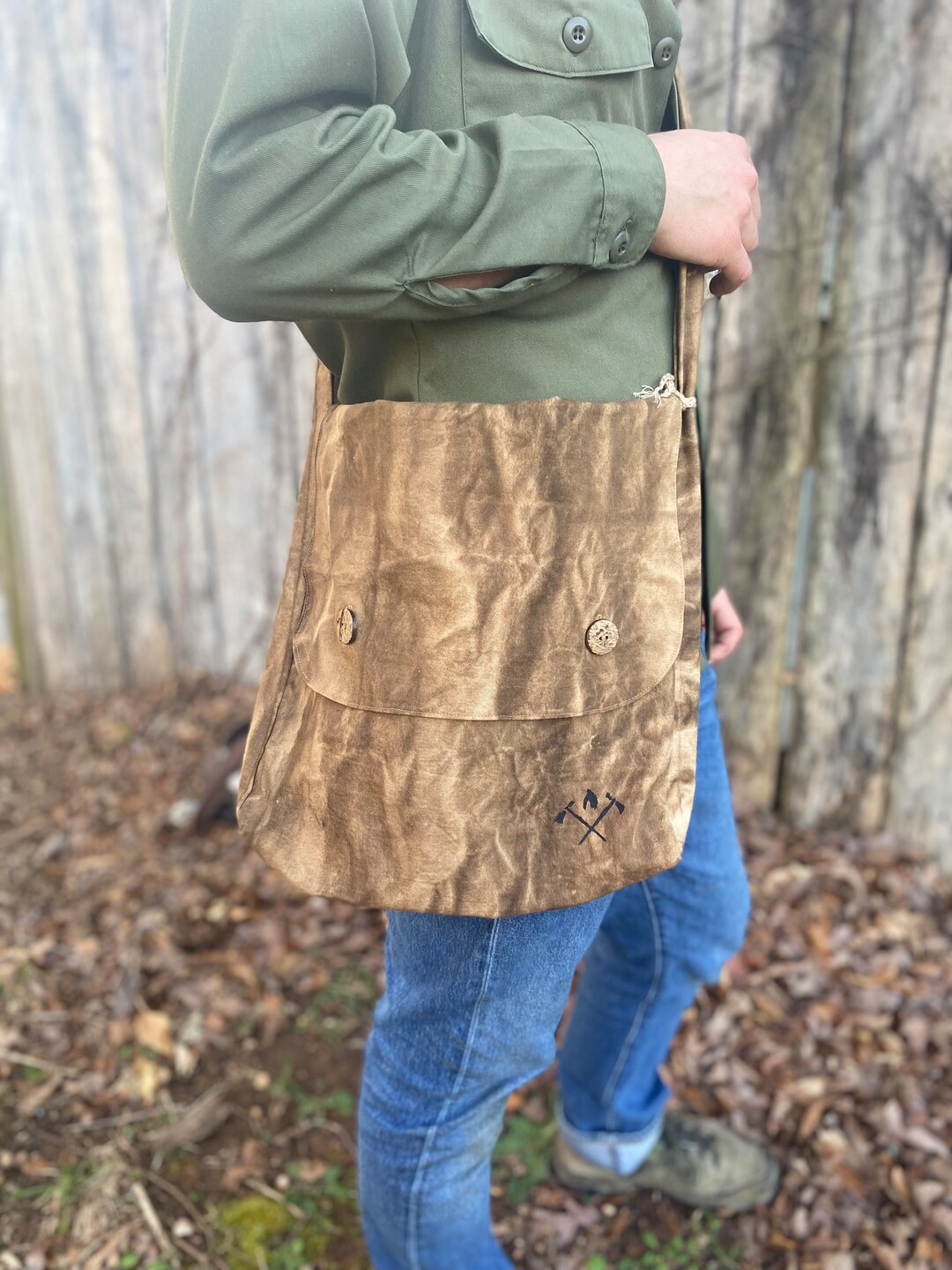 Hand Dyed Haversack - Etsy