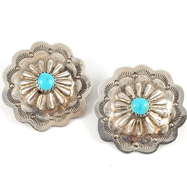 Concho Earrings - Etsy