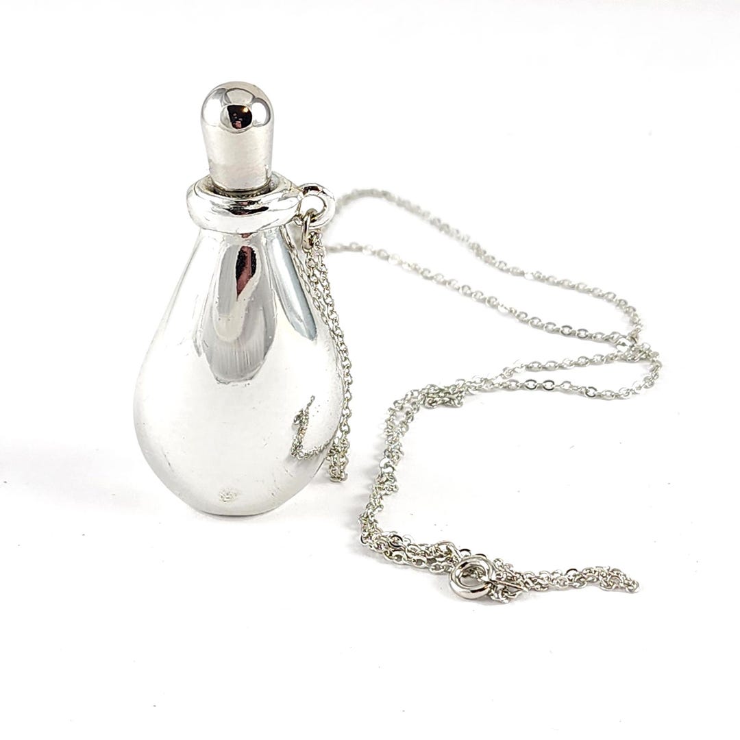 Vintage Halston Classic Elsa Peretti 70's Perfume Bottle Necklace in ...