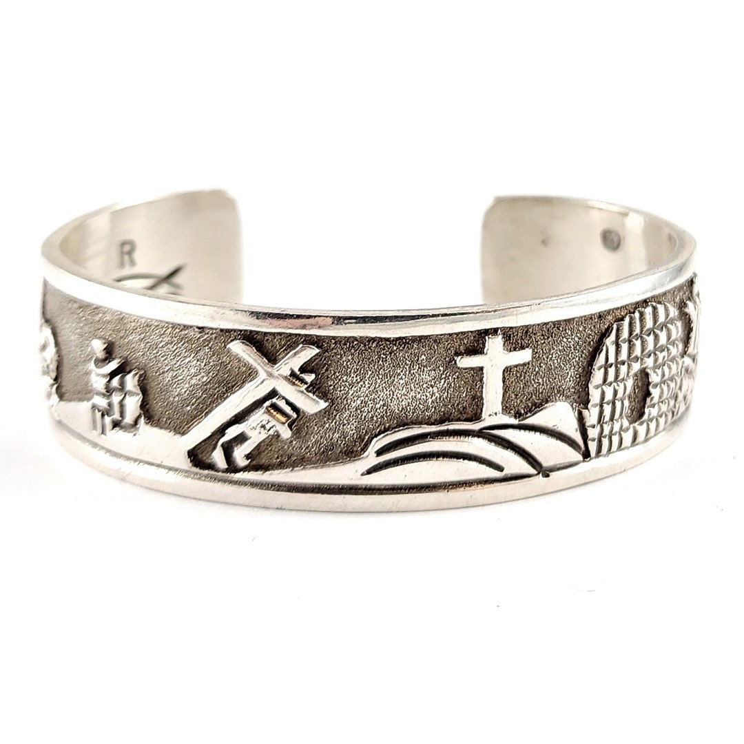 Vintage Navajo Roger John Sterling Silver Christ's Glory Resurrection ...