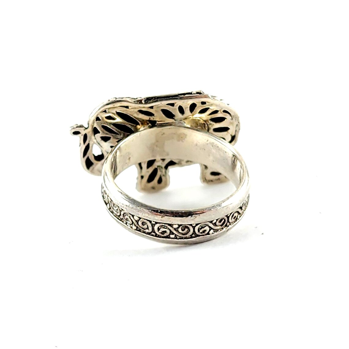 Vintage Sterling Silver Sarda Elephant Ring - Size 6 - Etsy