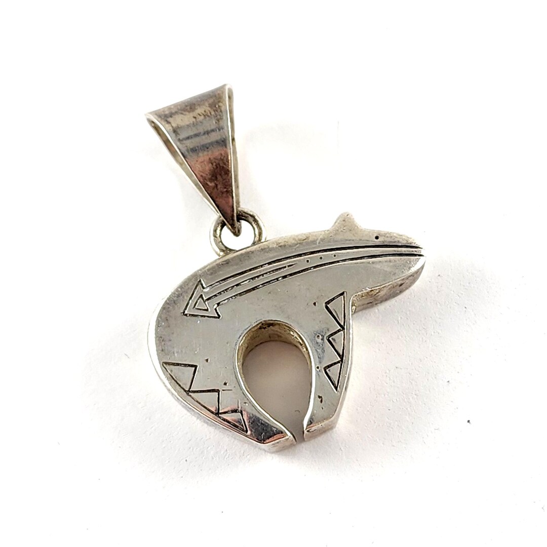 Vintage Ray Tracey Knifewing Segura Stamped Sterling Silver Fetish Bear ...