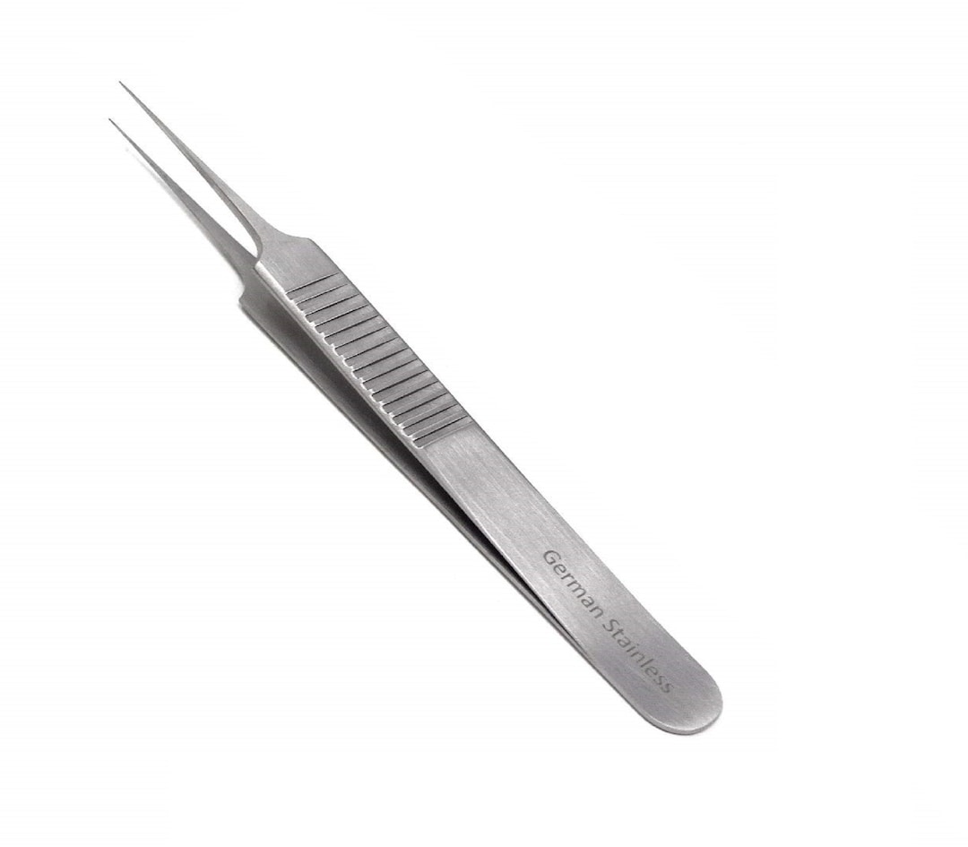 Thread and Lace Needle Work Precision Point Tweezer, Stainless Steel ...