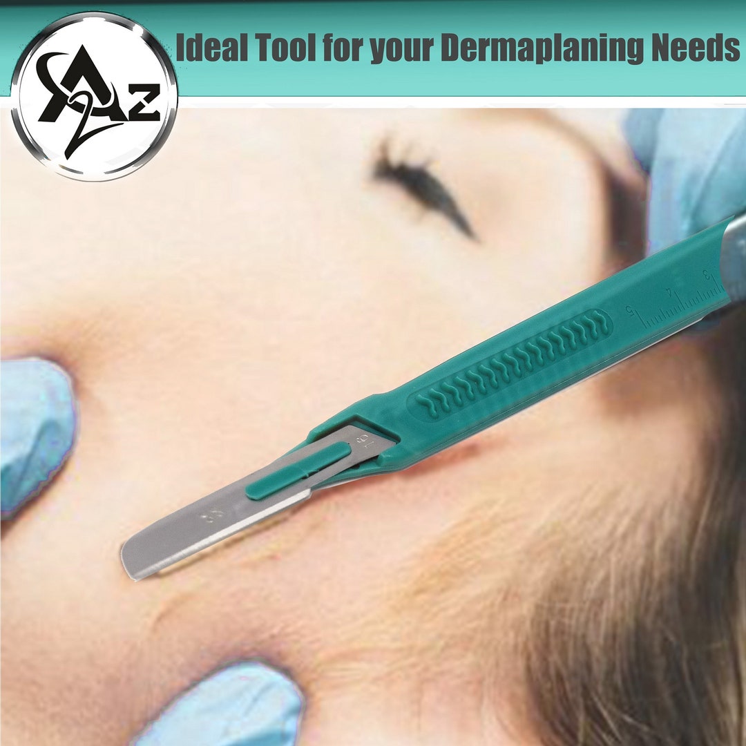 Dermaplanning Facial Care Disposable Scalpels Box of 10 Pcs Graduated ...