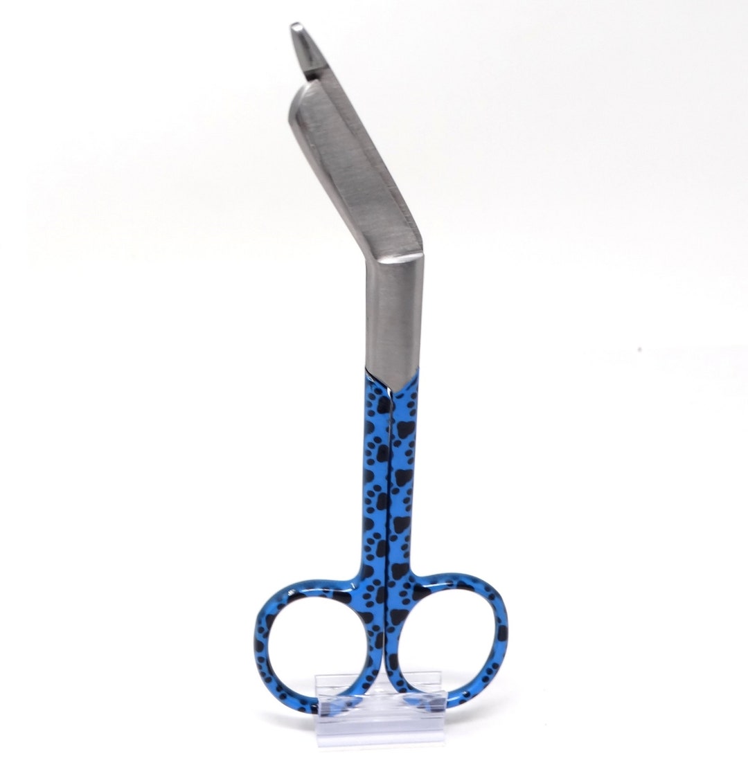 Four Legged Fur Paws Handle Pattern Bandage Scissors 5.5", Stainless ...