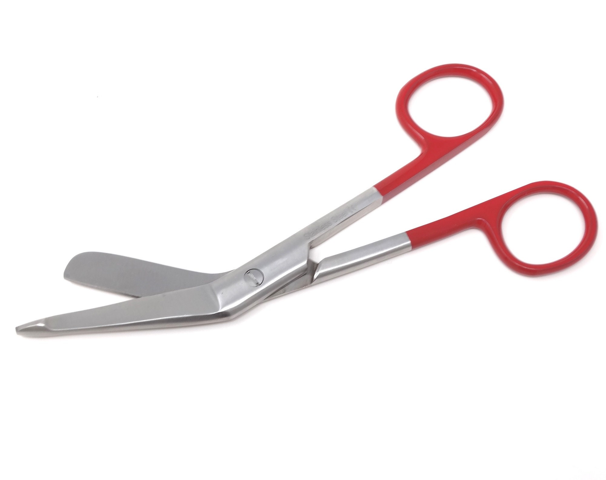 Bandage Scissors 5.5 Stainless Steel Red Color Handle - Etsy