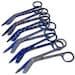 Nurse Scissors Engraved Gift Set of 6 Pcs in Blue Titanium Color With ...