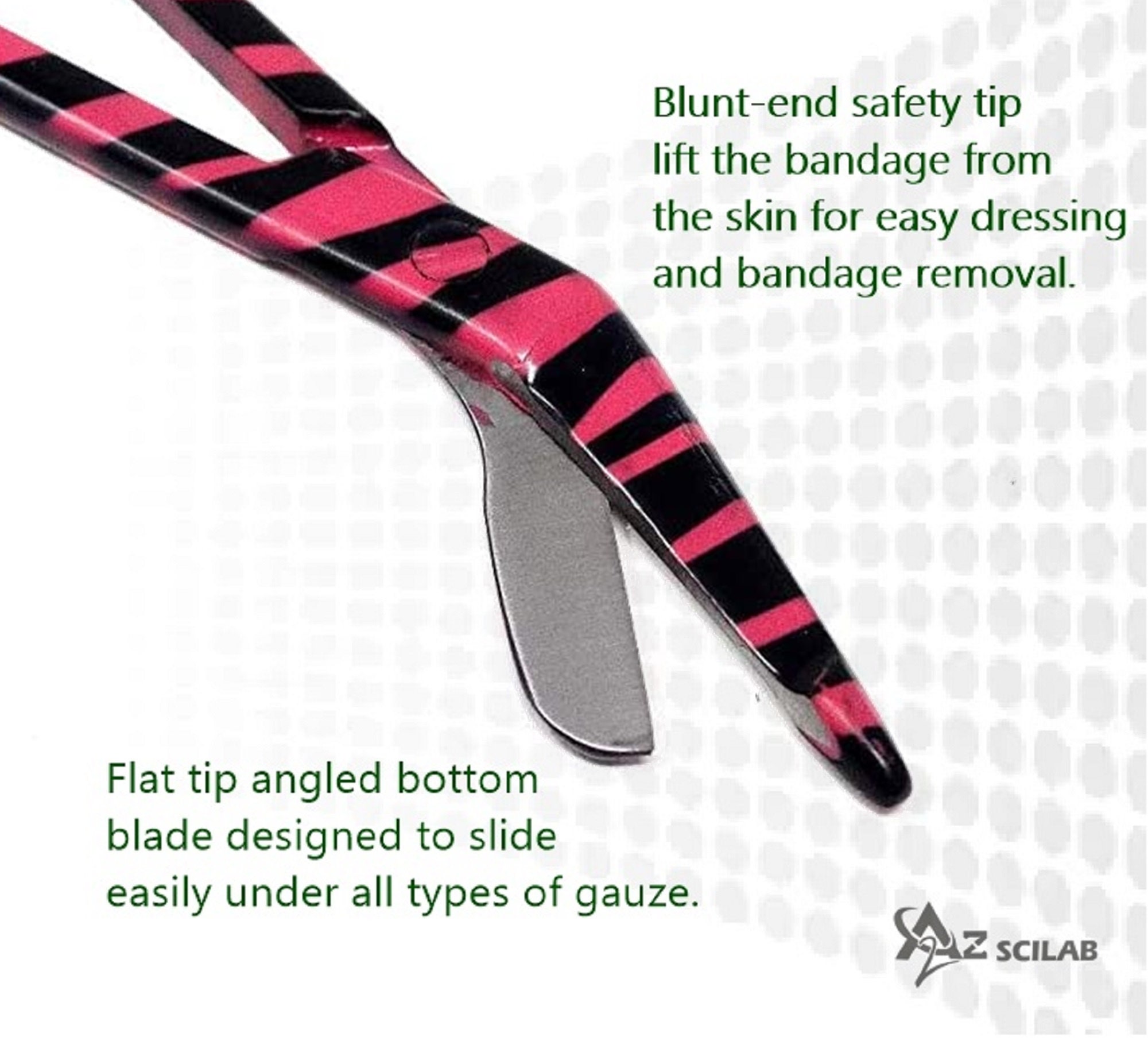 Pink Black Zebra Full Pattern Bandage Scissors 3.5 - Etsy