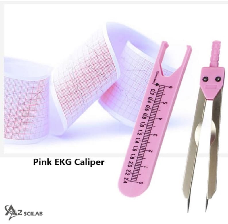 EKG ECG Pink Caliper Compass Measurement Divider for - Etsy