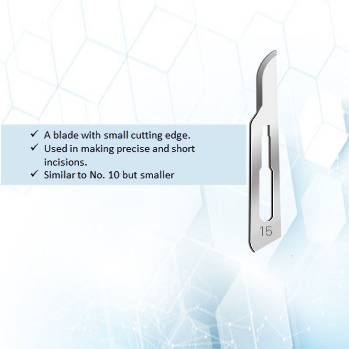 Pack of 10 15 Disposable Blades Scalpel Handle No.3 for - Etsy