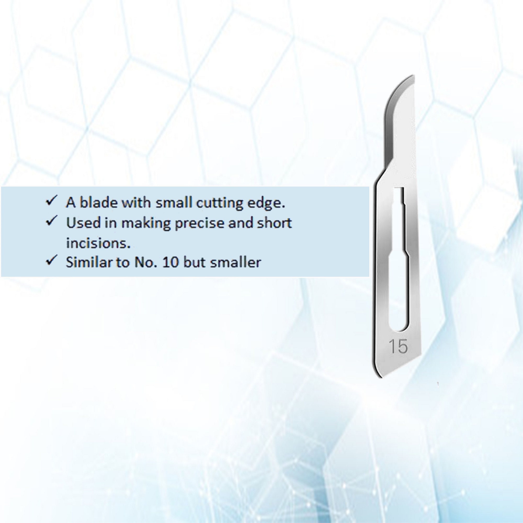 Pack of 10 15 Disposable Blades Scalpel Handle No.3 for - Etsy