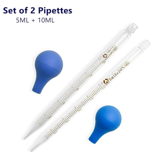 Glass Pipette Droppers With Graduated Markings Removable - Etsy