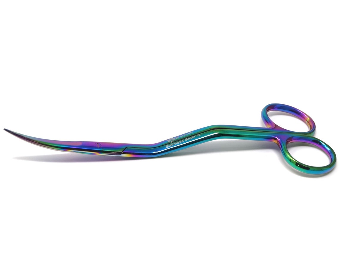 Double Curve Lace Making and Embroidery Scissors 6.5
