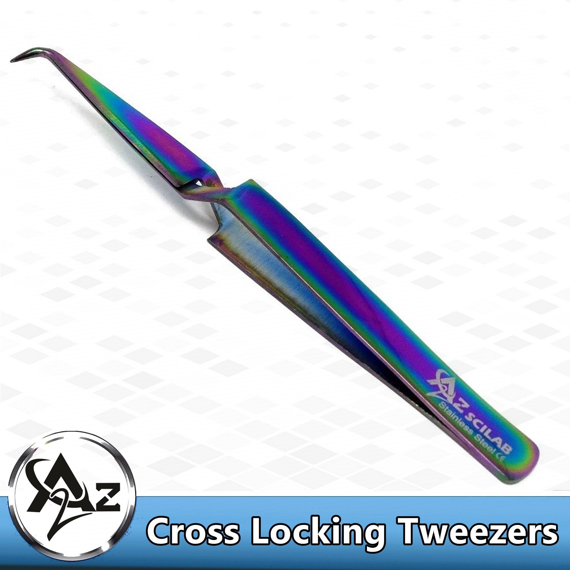 Cross Locking Tweezers for Delicate Work Procedures X Type Pointed Tip ...