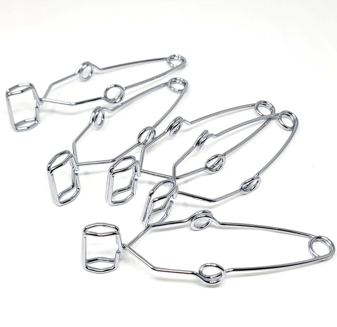 5 Test Tube Clamps With Finger Grips Metal Stoddard Clamp Science ...