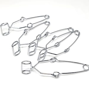 5 Test Tube Clamps With Finger Grips Metal Stoddard Clamp Science ...