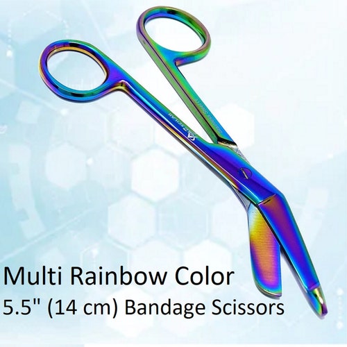 Jet Black 5.5 Bandage Scissors for Veterinary Technician - Etsy