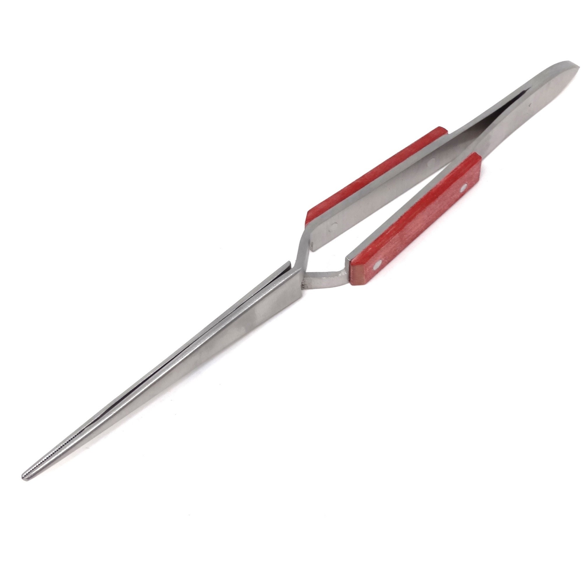 Self Locking Stainless Steel Tweezers 9 Pcs Set Fiber Grip - Etsy