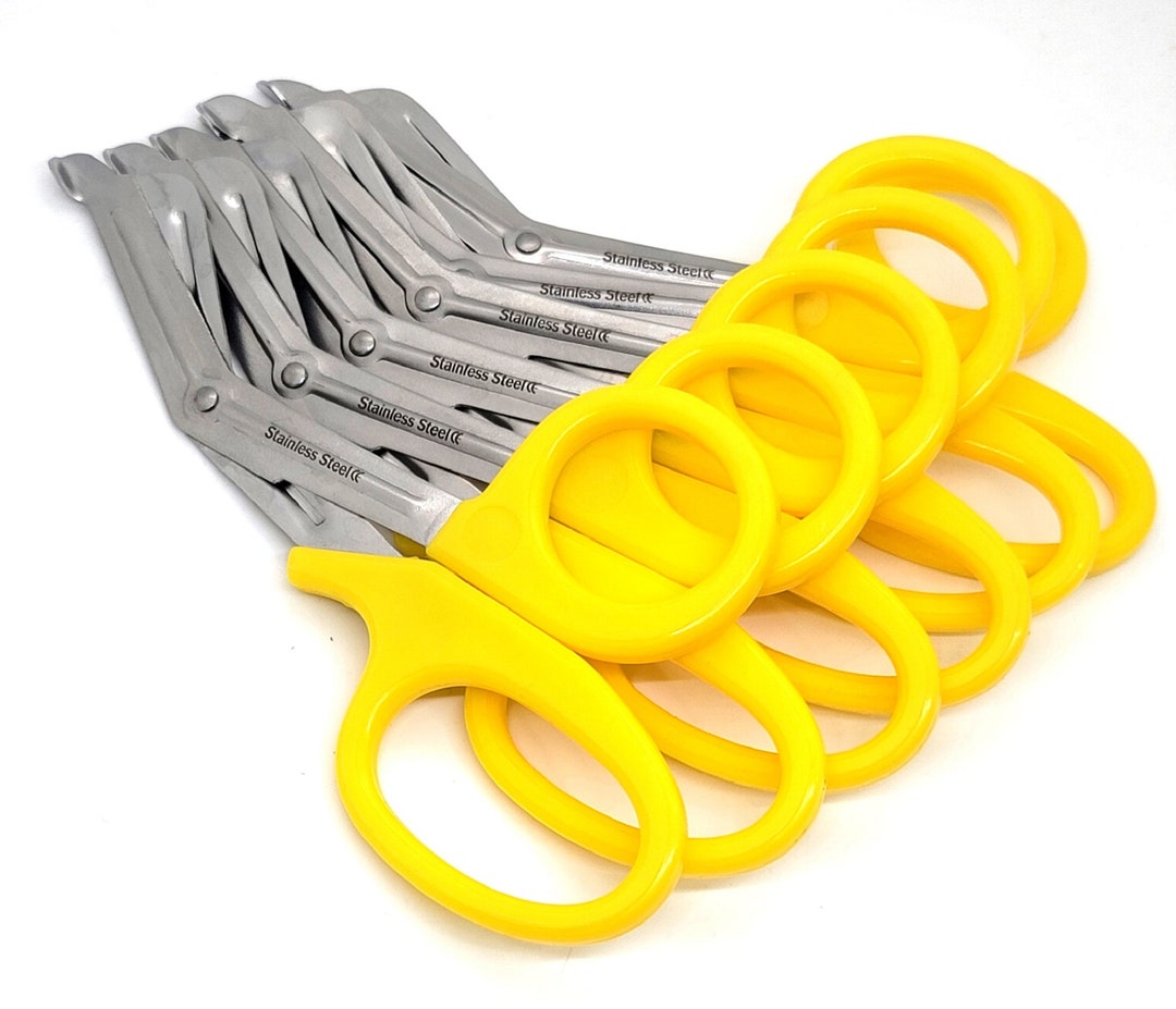 Trauma Shears Set of 6 Pcs 7.25" Stainless Steel Safety Scissors for ...
