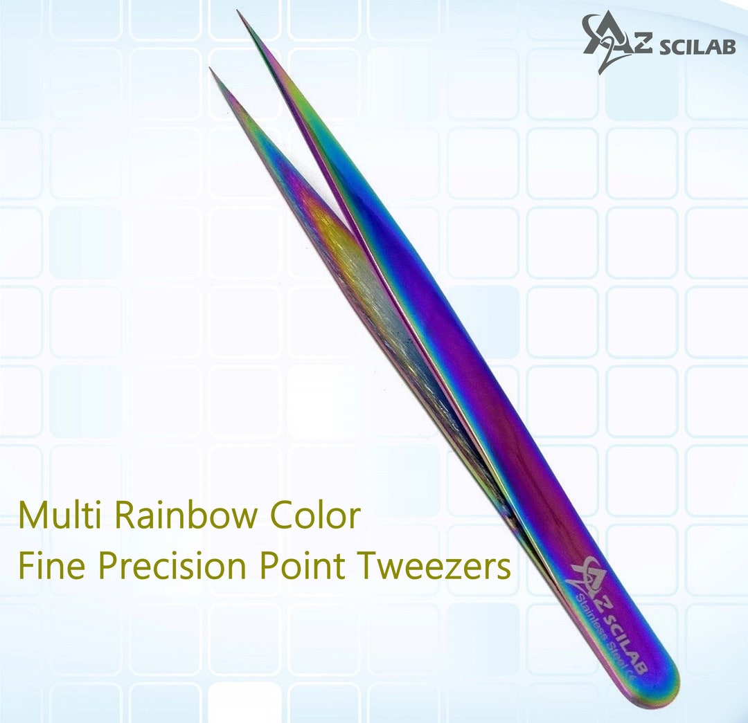 Weeding Tweezers Pointed, Stainless Steel, Multi Color - Etsy