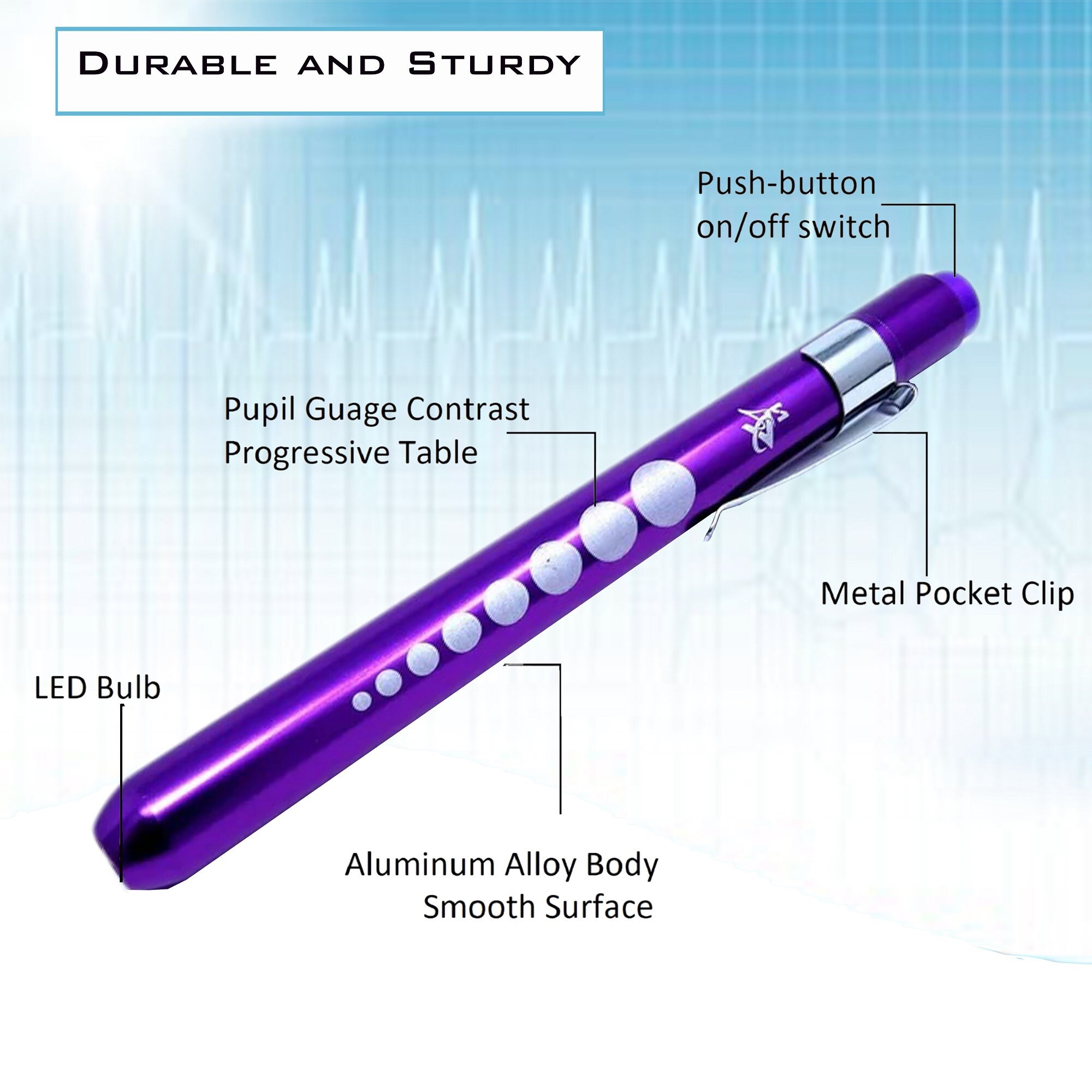 Purple Penlight 4.5 Multi Rainbow Color Bandage | Etsy