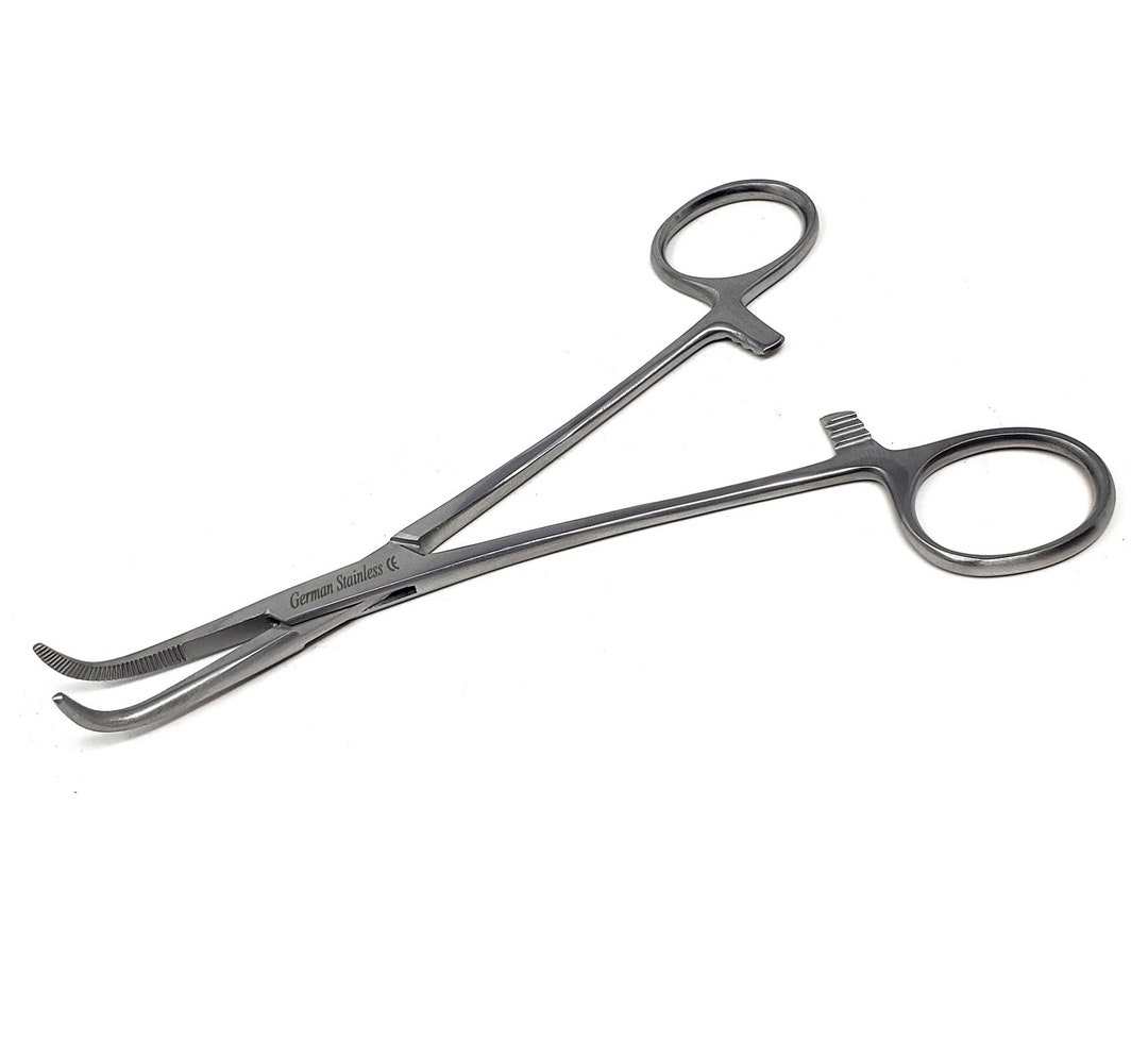 Curved Hemostat Forceps to Use With Pearl Beading Strands Open Close ...
